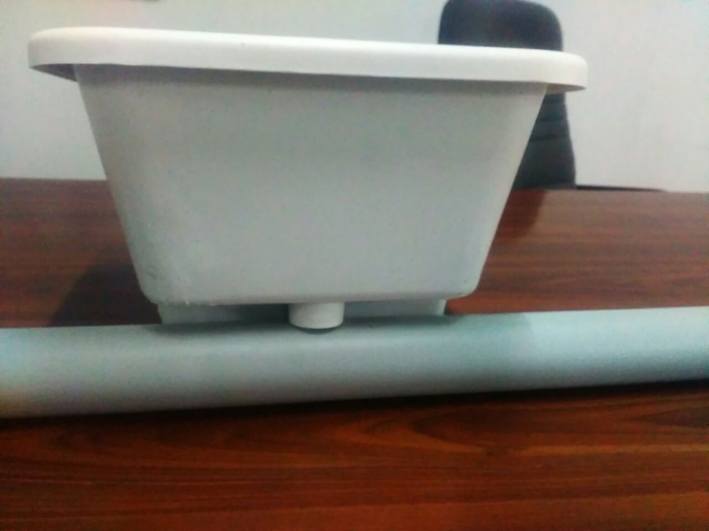 Jual Ember Dutch Bucket Kotak - Putih - BibitBunga.com