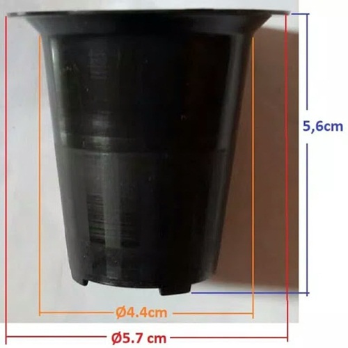 Jual Netpot Net Pot Hidroponik 5 cm Tanpa Lubang Samping - Hitam ...