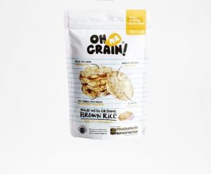 Jual Oh Ma Grain Onion Chicken - Organic Brown Rice Crackers Snack 50 ...
