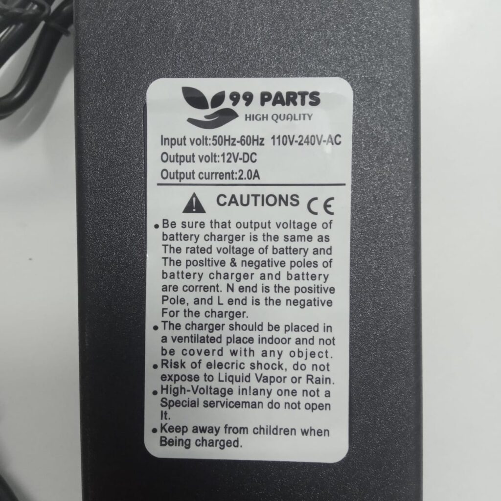 Jual Charger Adaptor 12V 12 V Baterai Sprayer Tangki Alat Semprot ...