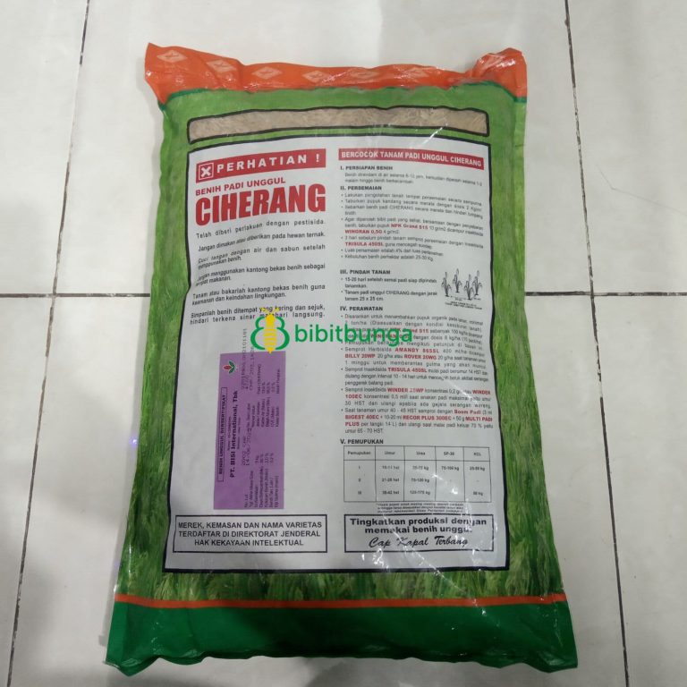 Jual Benih Bibit Padi Ciherang SS 5kg 5 kg Cap Kapal Terbang Biji Unggul - BibitBunga.com