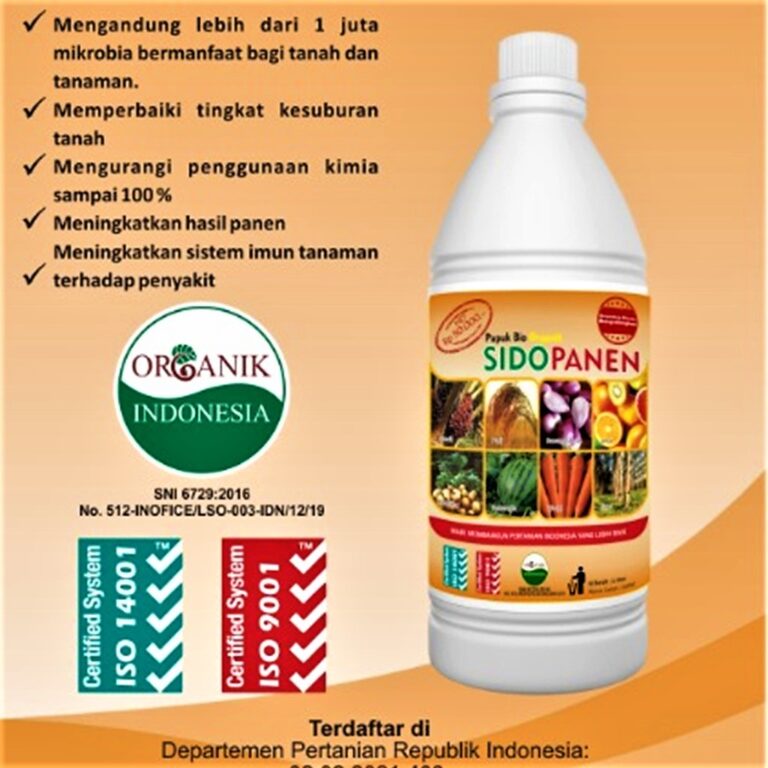 Jual Pupuk Organik Cair Sido Panen 1L 1 L Liter Padi Buah Sayuran ...