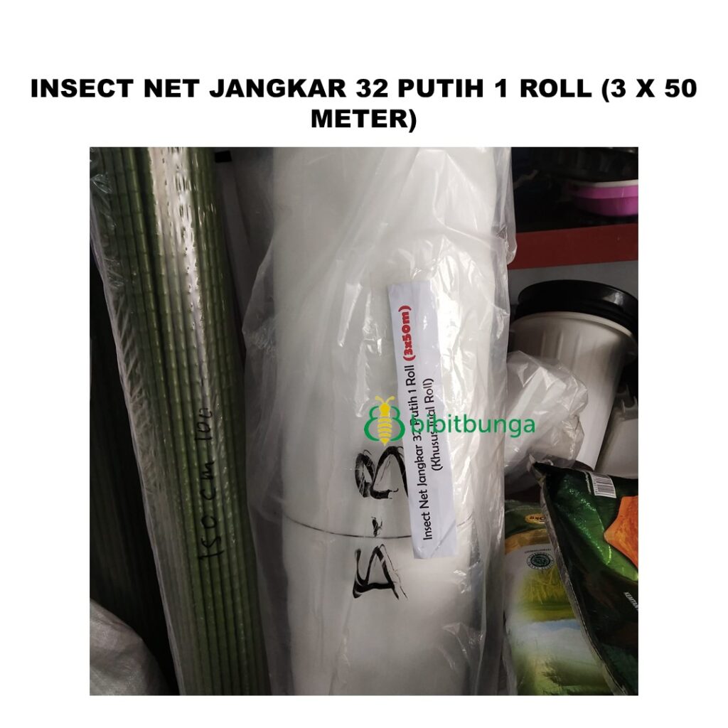 Jual Insect Screen Net Mesh 32 Lebar 3 x 50 m Tanaman Hidroponik ...