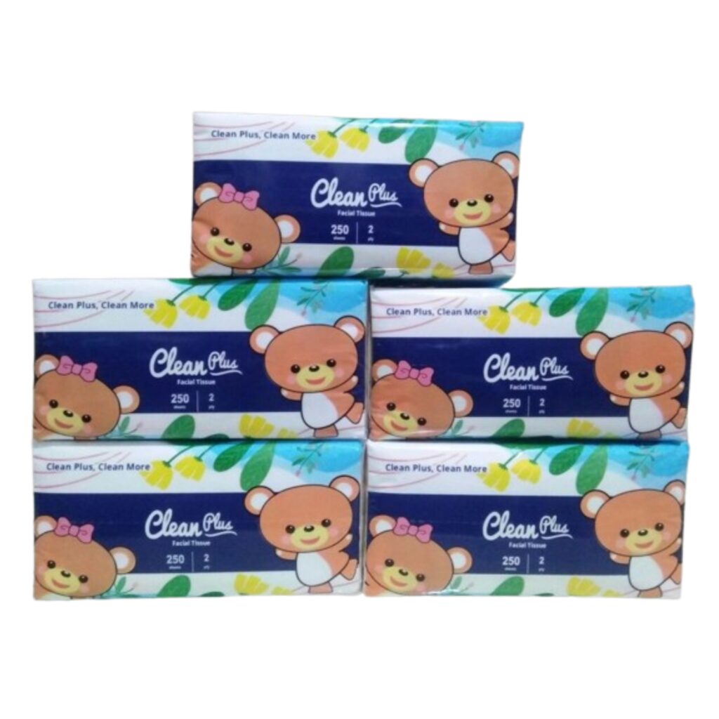 Jual Facial Tissue / Tisu Wajah 250 Lembar Clean Plus Premium Non ...