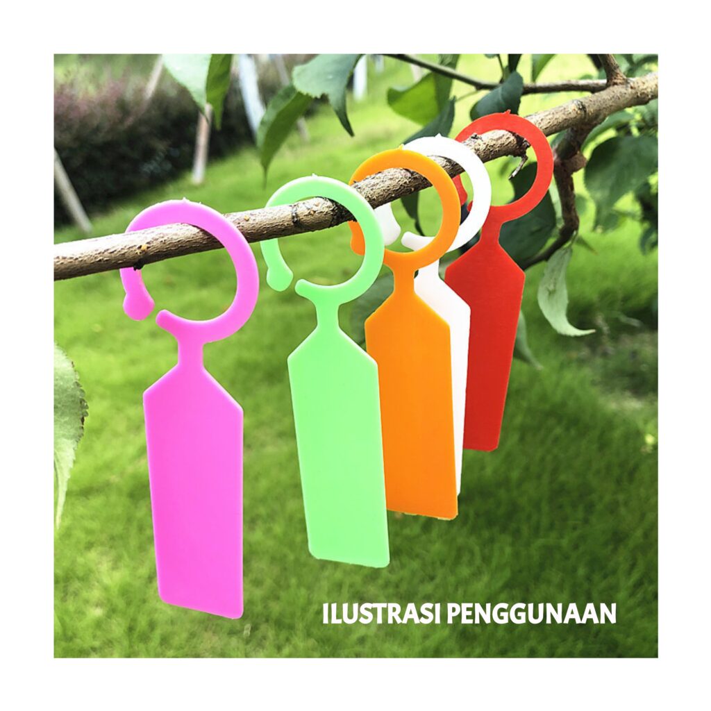 Jual Label Tanaman Model Gantung Plant Name Tag Warna Warni Tebal Tahan Air - BibitBunga.com