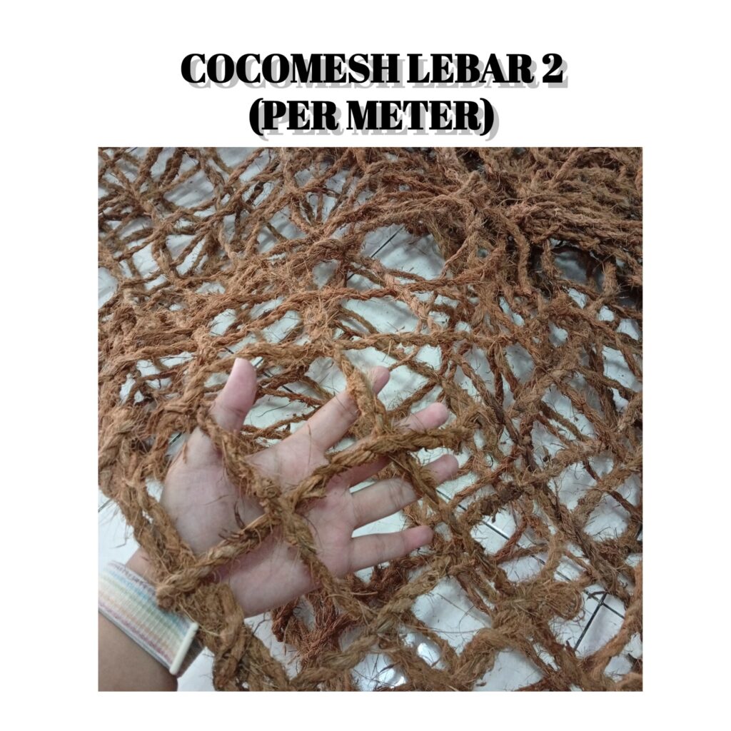 Jual Cocomesh Coconet Jaring Serabut Kelapa Coco Mesh Net Lebar 2 Meter ...